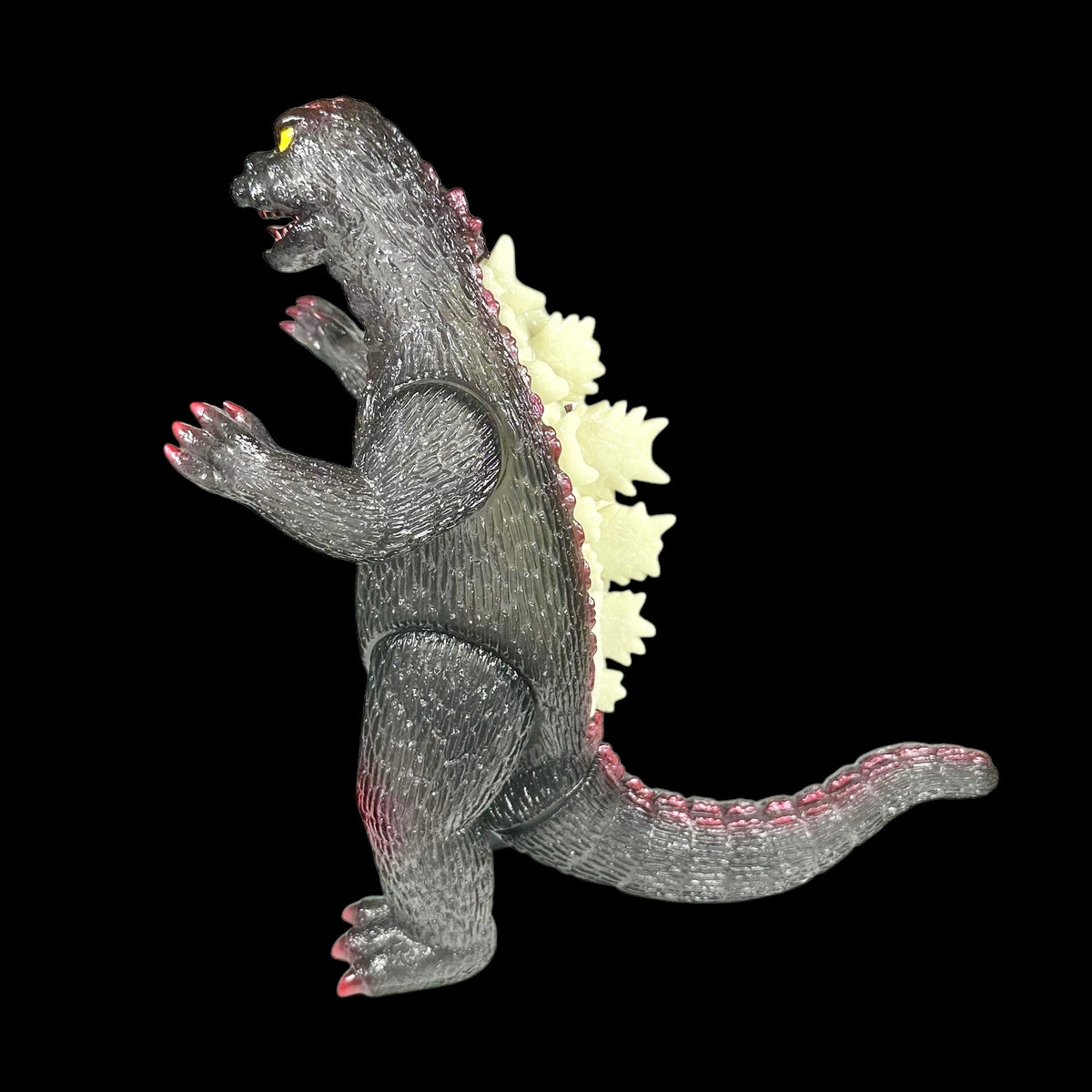 9” GIGABRAIN CLEAR GODZILLA 1965 (GLOW SPINES) – Monster Patrol Toys