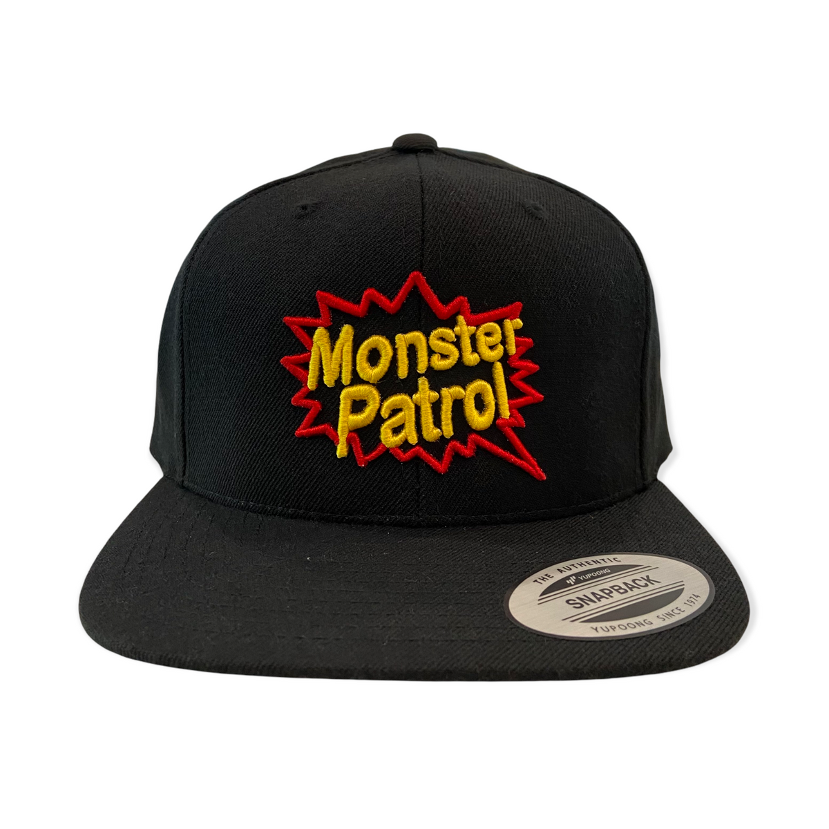 Monster Patrol Snapback Hat (Yellow x Red) – Monster Patrol Toys