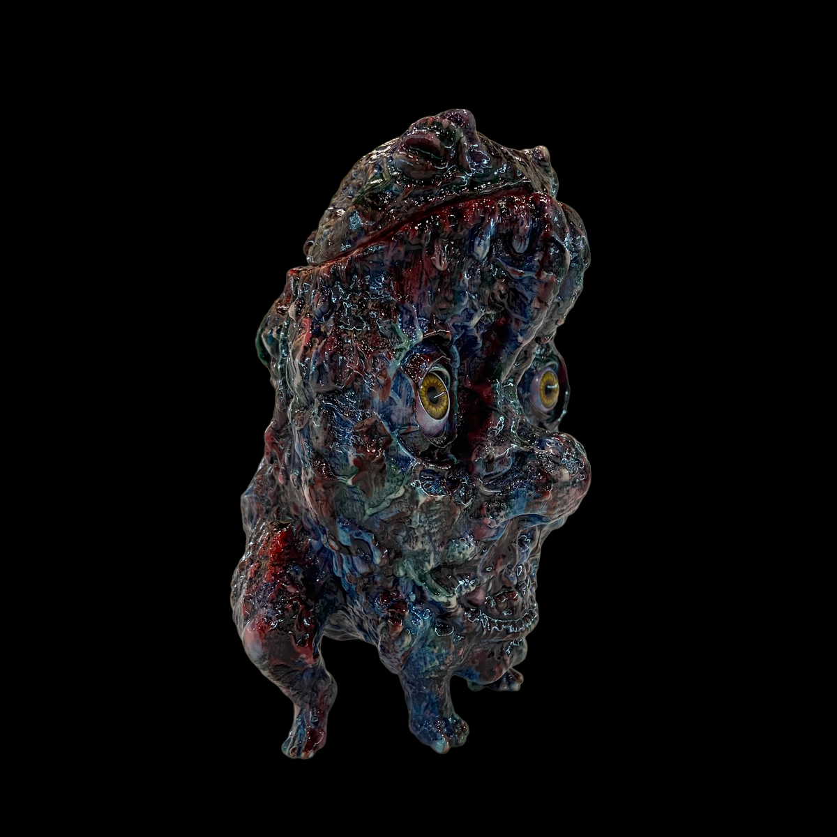 Zombie mad toad (brown eyes) by @Moucoyama – Monster Patrol Toys